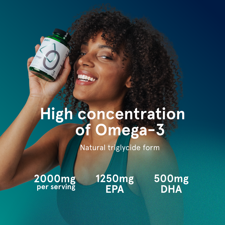 Puori O3 - Omega 3 - Ultra pure fish oil capsules