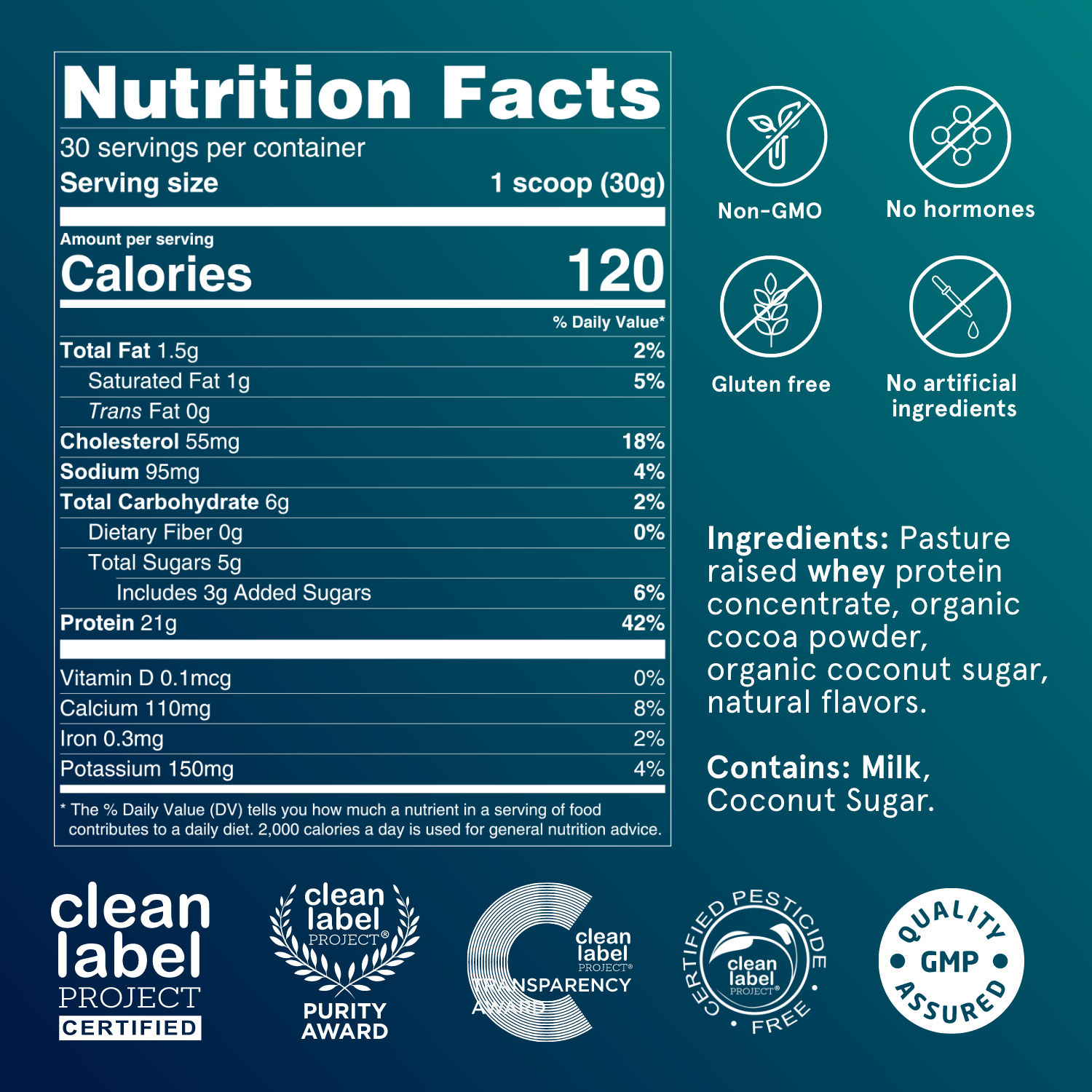 Puori PW1 - Whey protein powder with dark chocolate