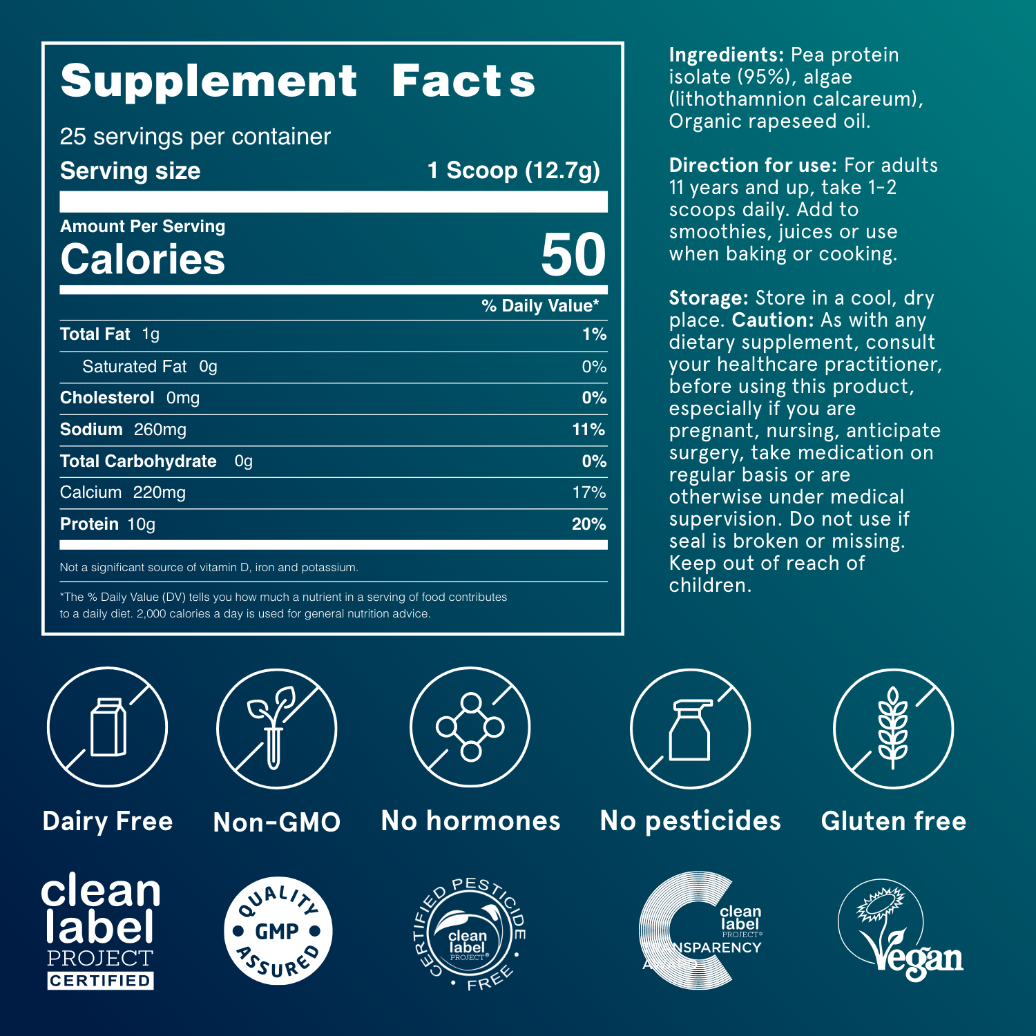 Puori PB - Plant-based protein powder | Vegan certified